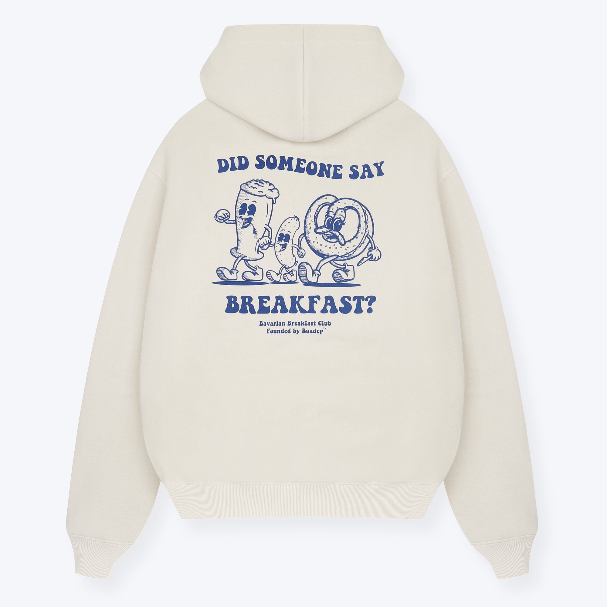 Bavarian Breakfast Hoodie creme – Buadep