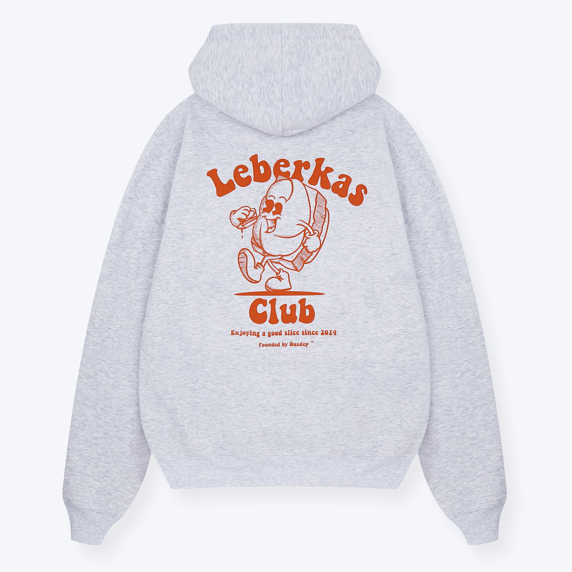 Leberkas Club Hoodie Grau – Buadep