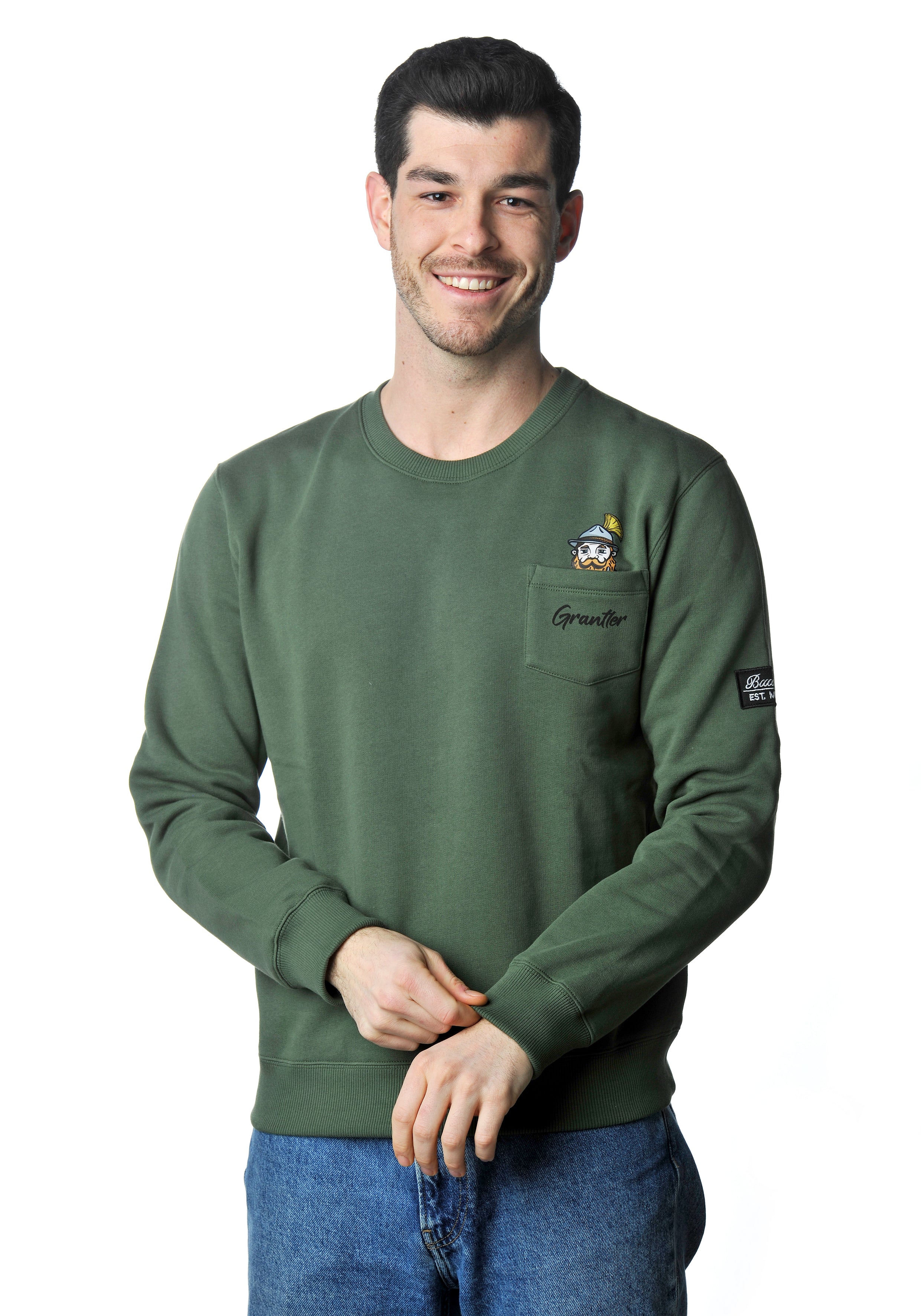 Taschen Grantler Sweatshirt olive Männer – Buadep GmbH